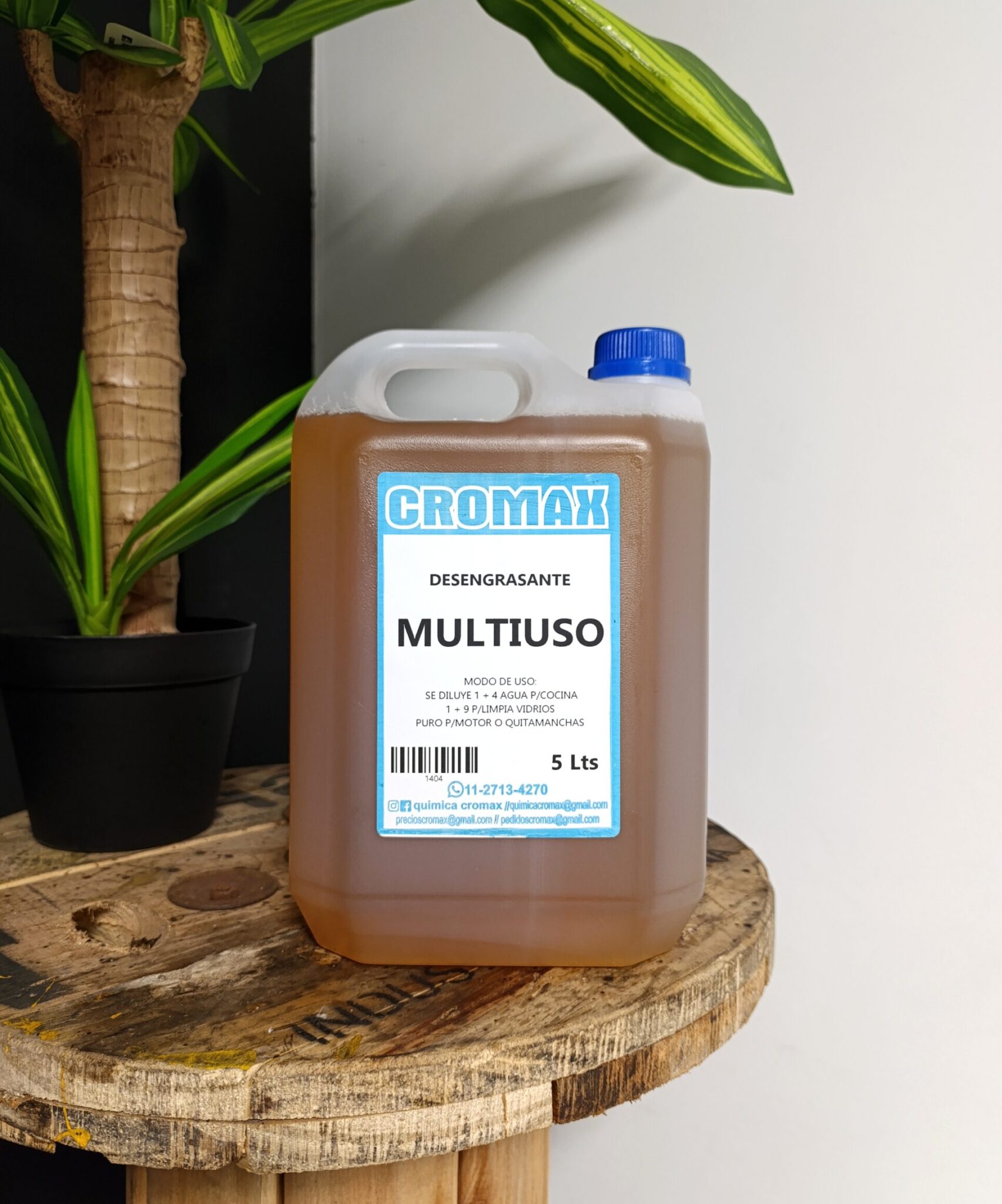DESENGRASANTE MULTIUSO X 5L B/NUEVO - Química Cromax